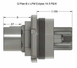 LPM “Eclipse” 14.5″ Pin and Weld Flash Hider – Liberty Precision Machine